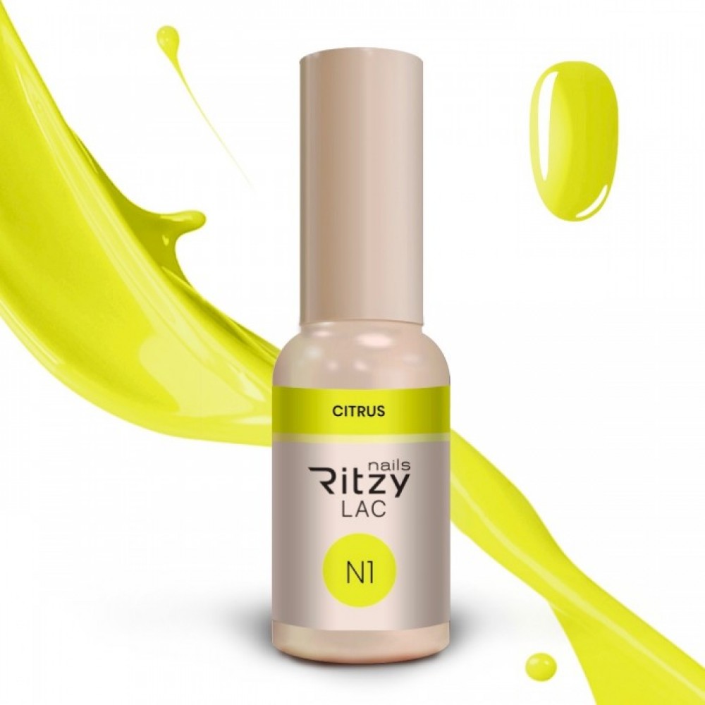 Ritzy Lac N1 Citrus gēllaka 9 ml - RIZ/N1